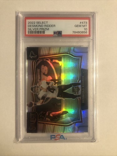 Desmond Ridder 2022 Select Field Level Silver Prizm RC PSA 10 GEM MT 🔥 ...
