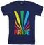 Threadrock Men's Gay Pride Rainbow Sunray T-shirt lesbian LGBT | eBay