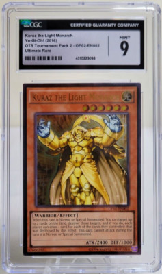 2016 YuGiOh OP02-EN002 Kuraz the Light Monarch Ultimate Rare CGC 9 | eBay