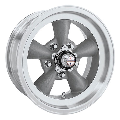 American Racing Gray 15"x8" Torq Thrust D Single Wheel Mustang 65-73 w ...