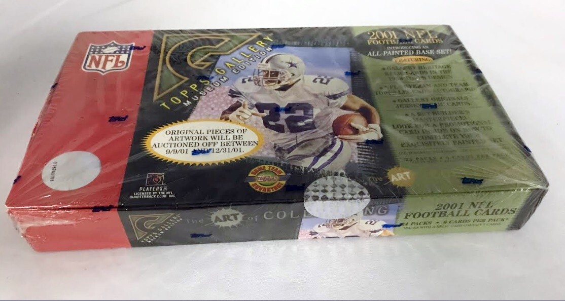 2001 Topps Gallery Museum Edition Football Cards - Factory Sealed - 24 ...