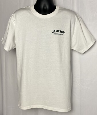 NEW Jameson Irish Whiskey White Short Sleeve Men’s L T-Shirt Large | eBay