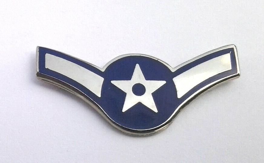 US AIR FORCE RANK E2 AIRMAN (1-1/16") Military Rank Pin P12695 E | eBay