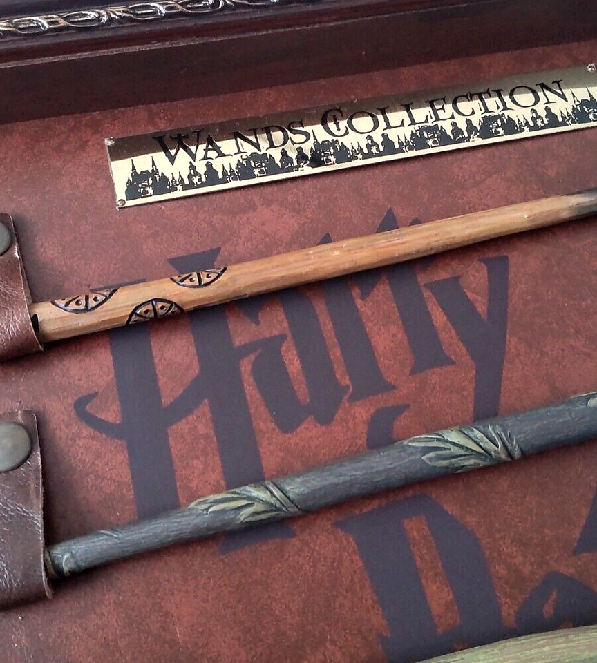 Rare Harry Potter Wands Collection Framed Set Triwizard 2005 Japan ...