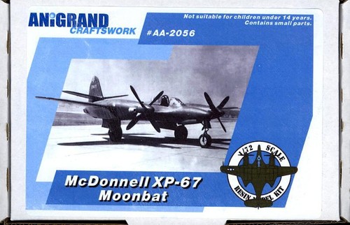 Anigrand Models 1/72 McDONNELL XP-67 MOONBAT Fighter | eBay
