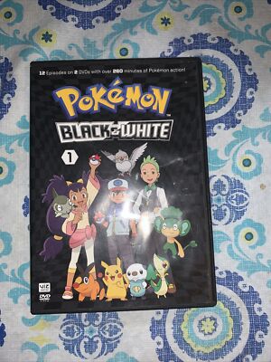 Pokemon Black and White Set 1 Episodes 1-12 DVD Rare OOP Ash Axew ...