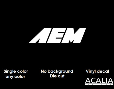 AEM Sticker Decal Car Racing Intake Automotive Window Vinyl Truck ...