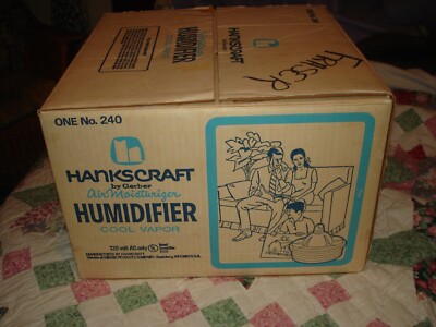 Vintage 1970's Hankscraft Cool-Vapor Humidifier 240 Gerber Products Co ...