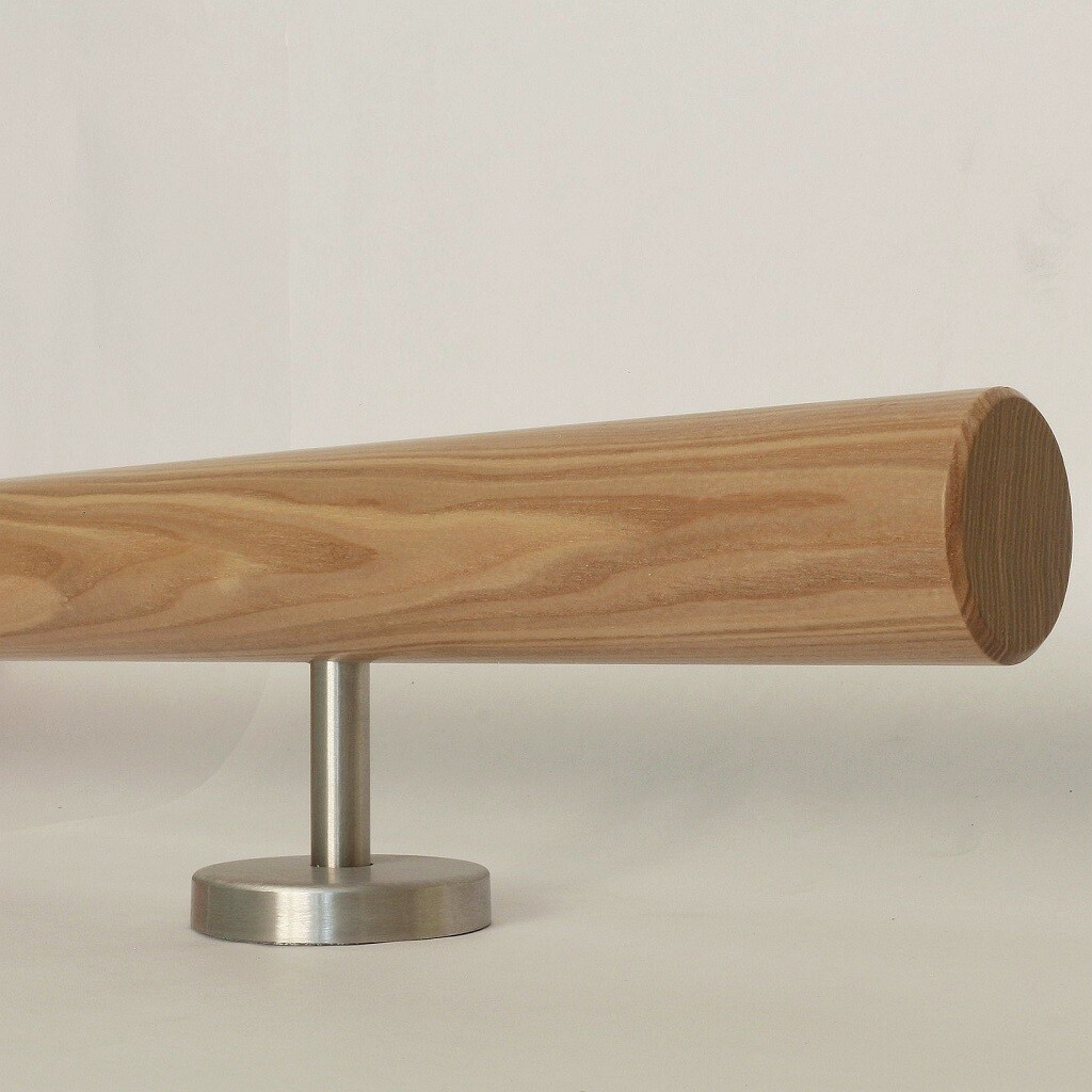 Handlauf Holz Esche Geländer Wand Treppe Diele Flur Ø42mm gerade ...