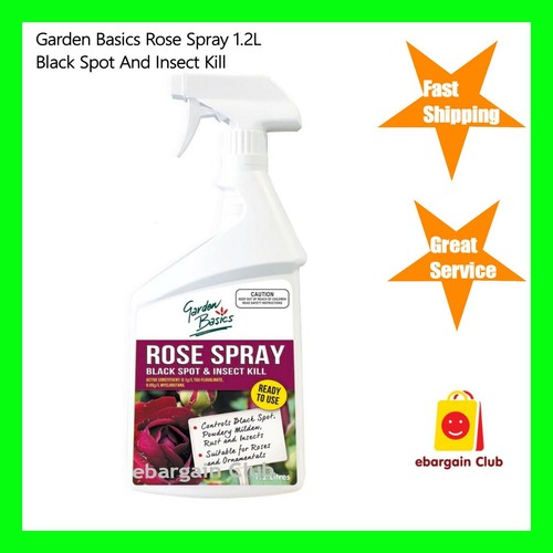 Garden Basics Rose Spray 1.2L - Black Spot And Insect Kill, Ready To ...