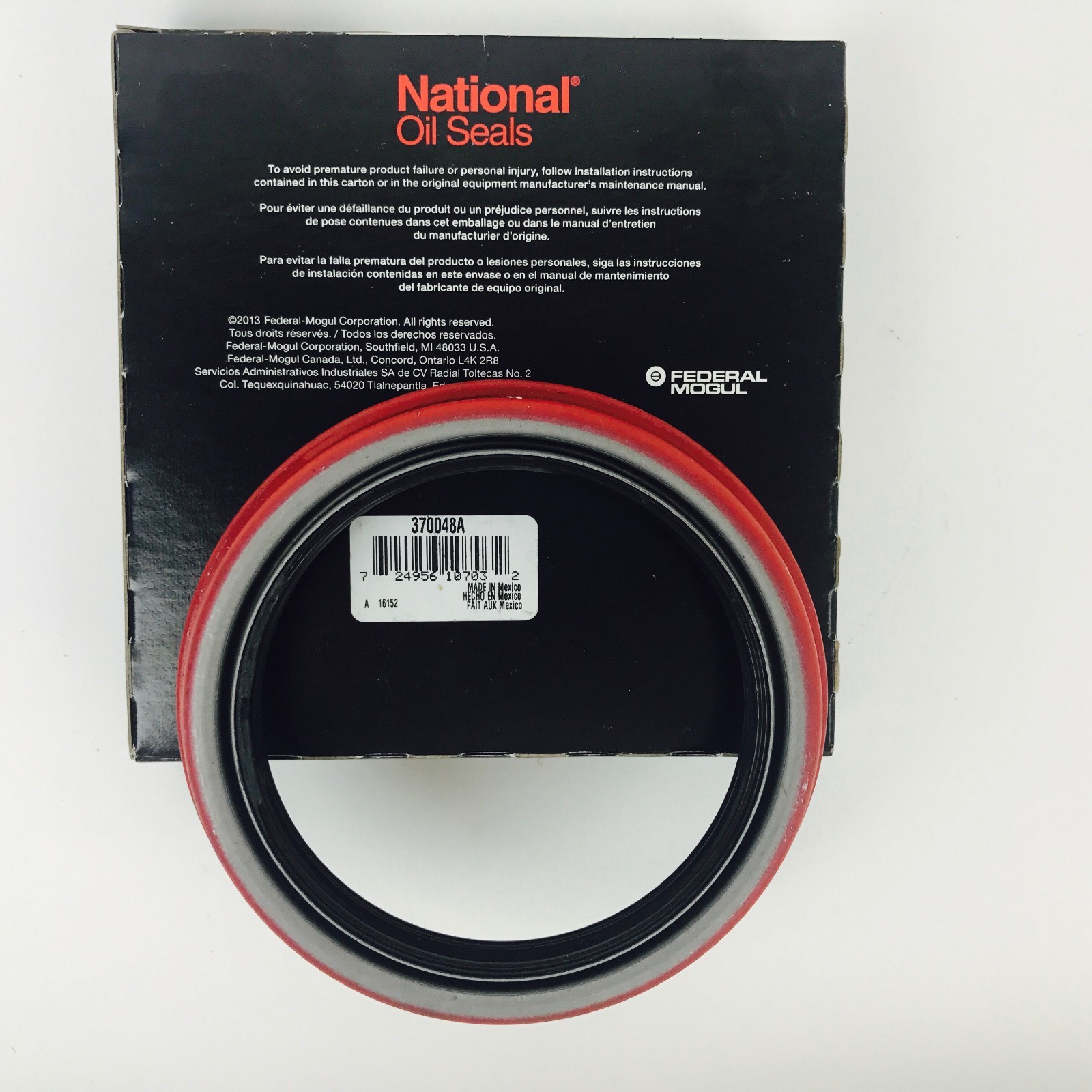 NATIONAL OIL SEAL 370048A BY FEDERAL MOGUL | eBay