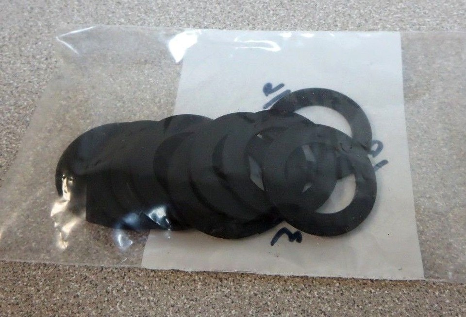 Pkg/4, 3/4" x 1/16" Thin EPDM Water Meter Gaskets, for 5/8x3/4, or 3/4 ...