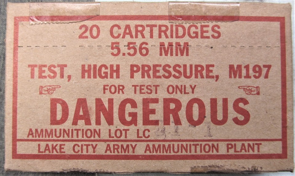 EARLY VIETNAM 5.56MM M193/M196/M197 NEW REPLICA AMMO BOXES-3 LABEL ...