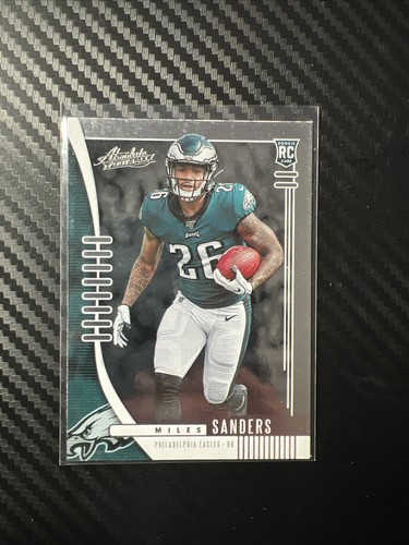 2019 Panini Absolute Miles Sanders Rookie RC #130 Philadelphia Eagles ...