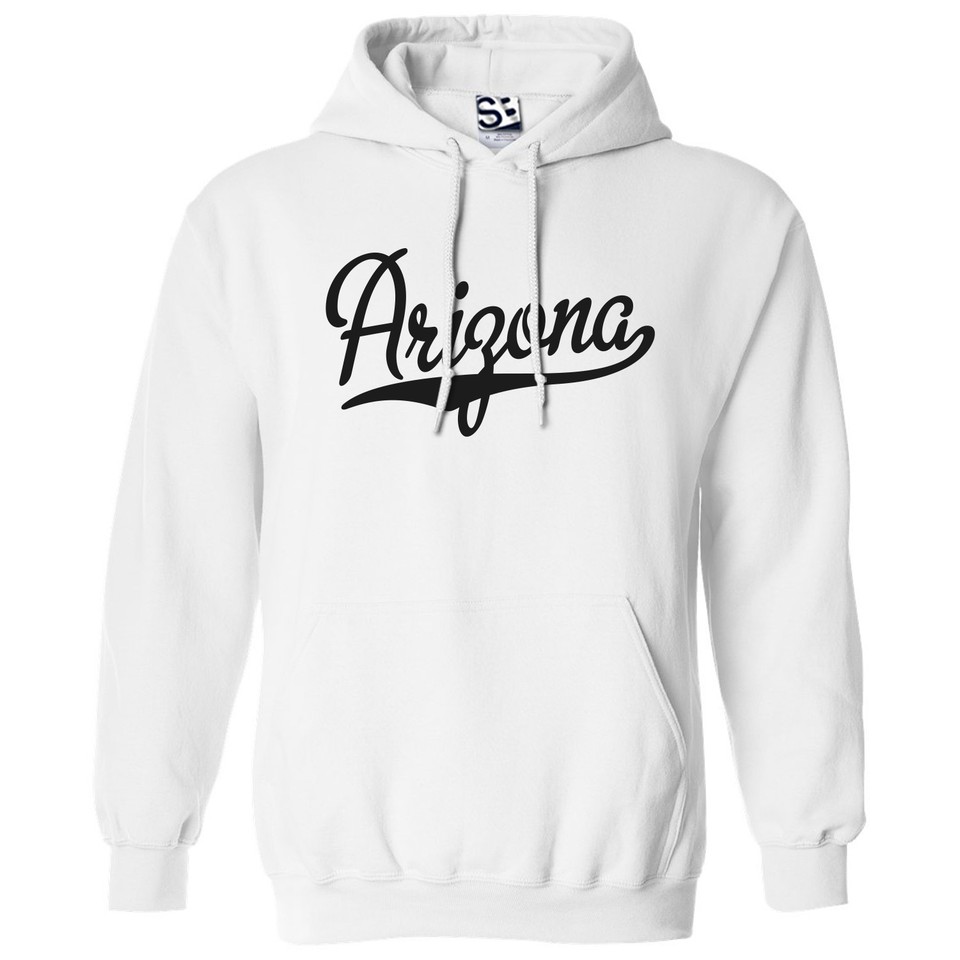 Arizona Script HOODIE | Baseball Sports Team Jersey Mens Hooded ...