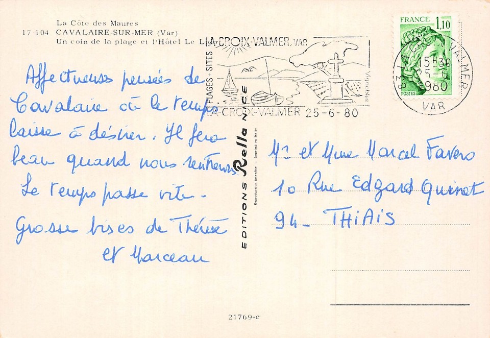 83 CAVALAIRE SUR MER LA COTE DES MAURES | eBay