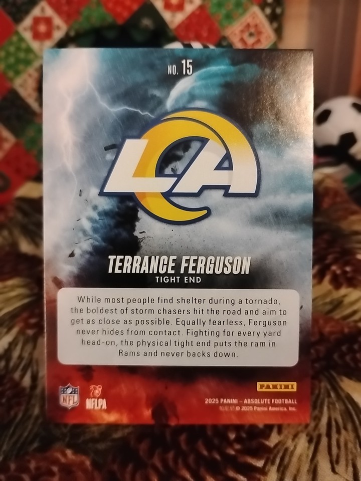 Terrance Ferguson, RC, By Storm - 2025 Absolute Football | eBay