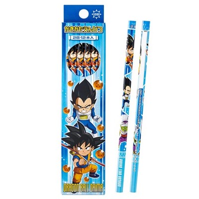 Showa Note Dragon Ball Daima Writing Pencils, 2B, 12-Pack, Hexagonal ...