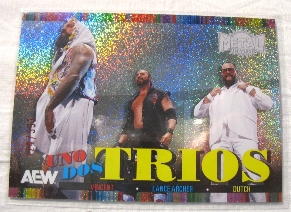 The Righteous- Vincent, Dutch, & Trios card 2025 UD Skybox AEW Metal ...