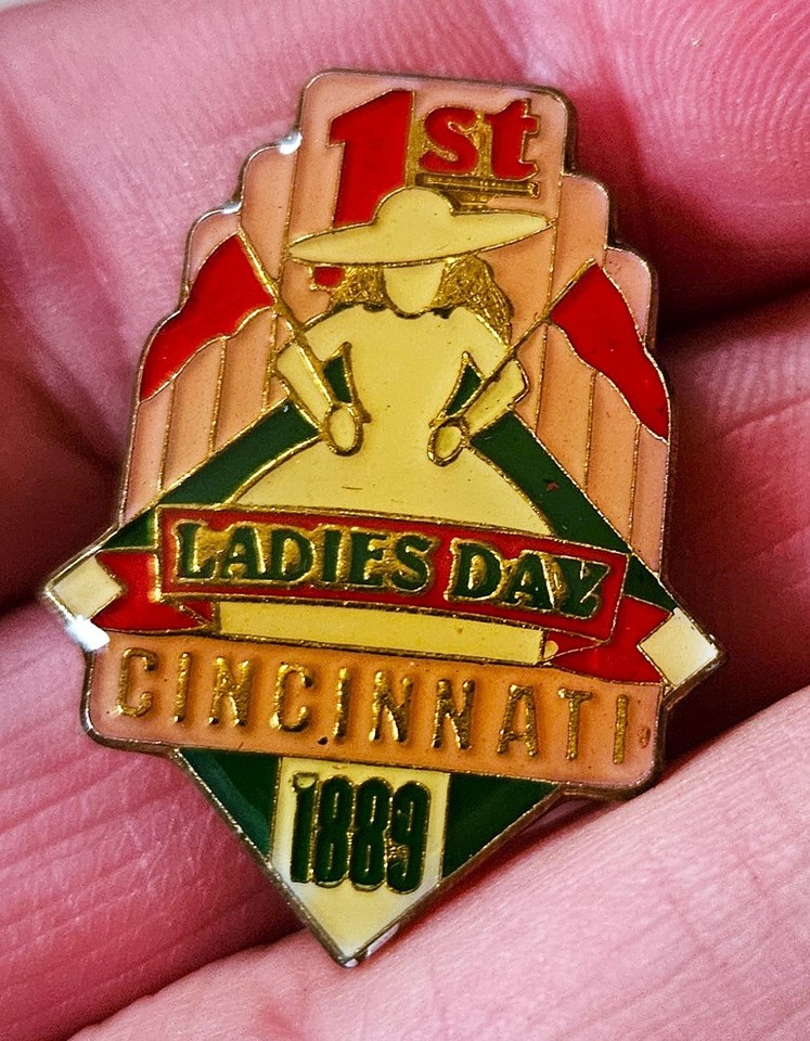 3 VTG HAT PINS / CINCINNATI REDS / WIRE to WIRE / 125 YEARS / 1st ...