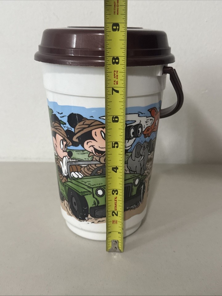 Vintage Disney's Animal Kingdom Safari Mickey Minnie Mouse Popcorn ...