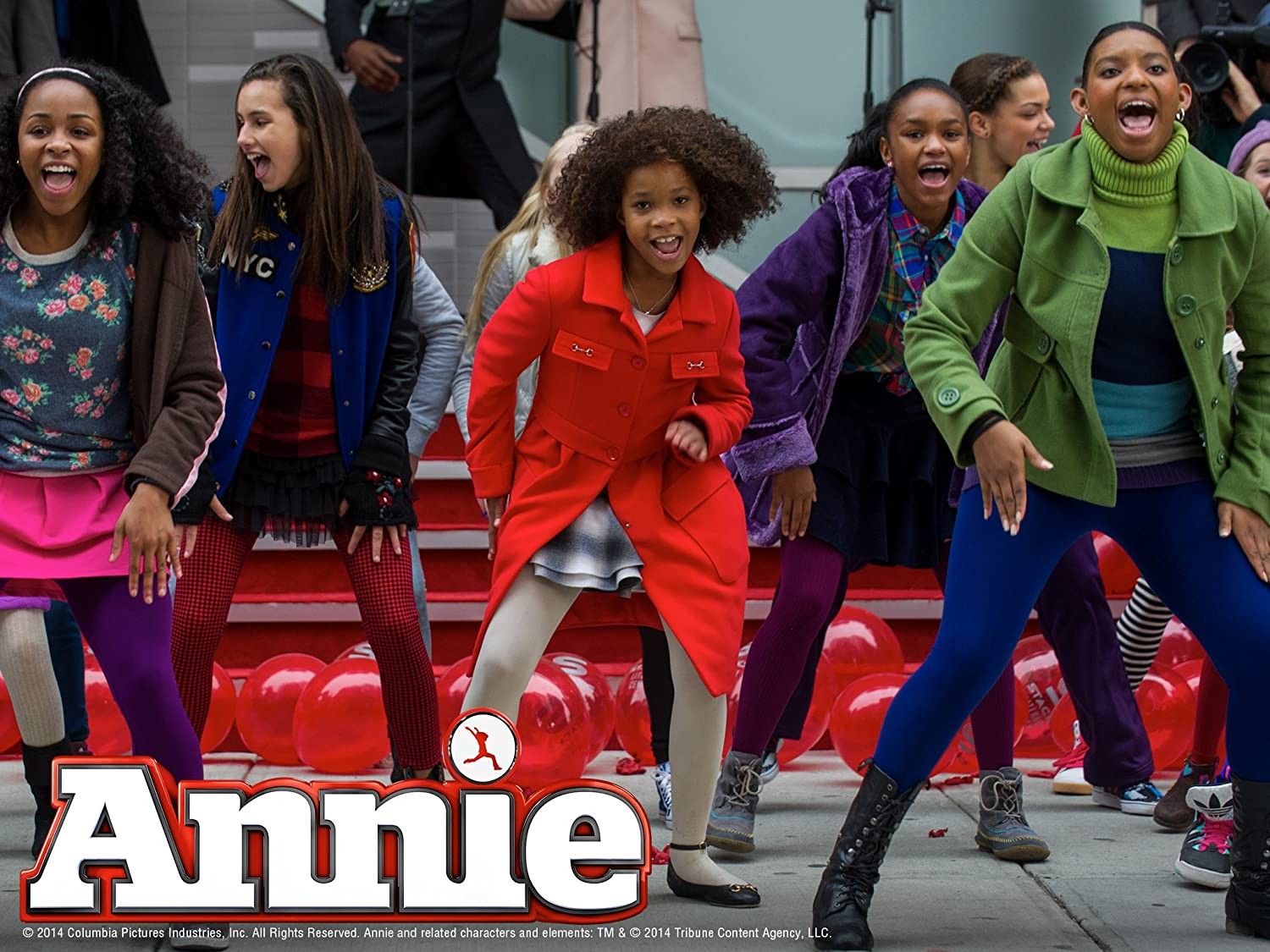 Annie (DVD) Jamie Foxx Quvenzhané Wallis Rose Byrne Bobby Cannavale | eBay