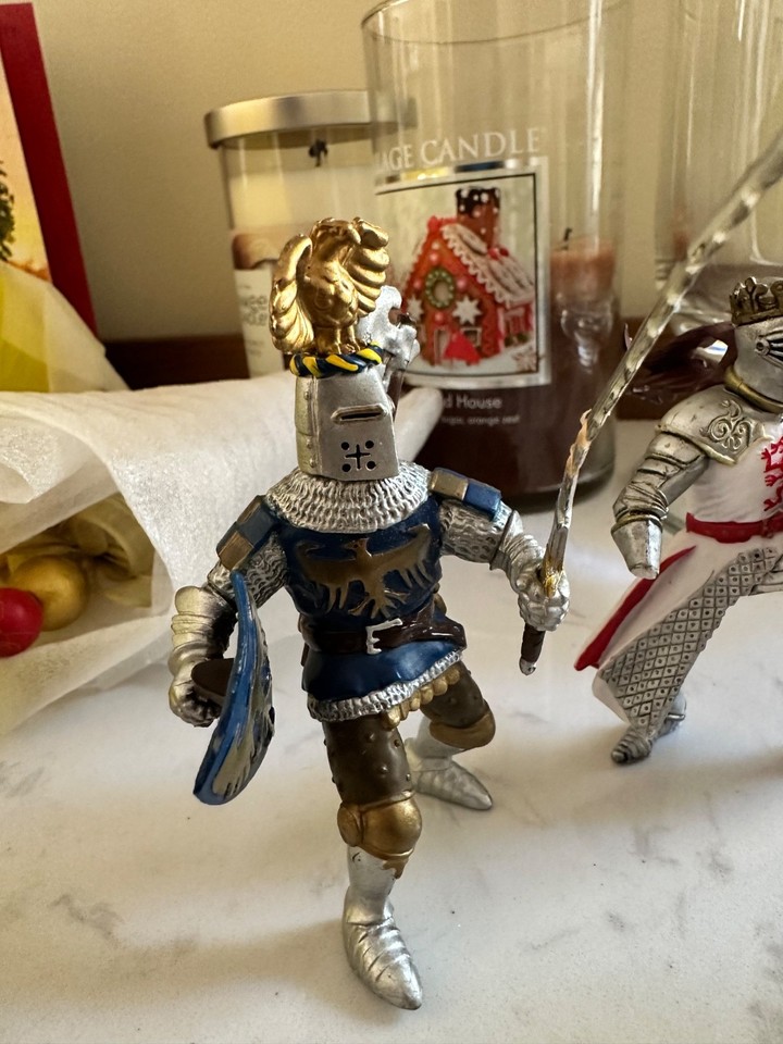 PAPO 2002 Knights Medieval Figures Lot 4 Toy Soldiers Shields | eBay