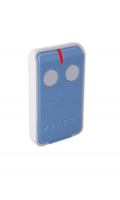 Life MAXI 2 Blue 2 Channel Remote Control Rolling Code 433,92 MHz ...