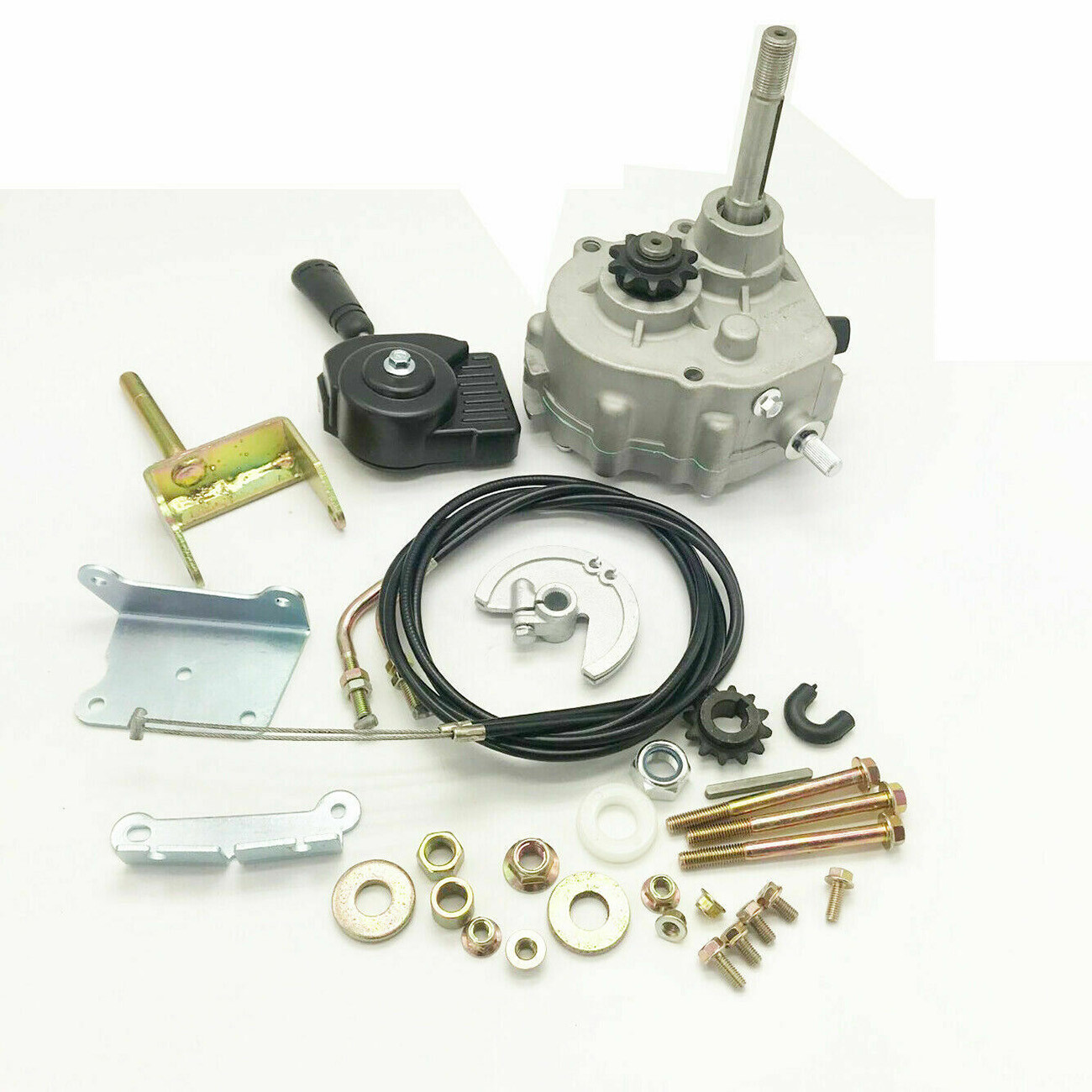 Universal Go Kart Forward Reverse Gear Box Fits 3/4" TAV2 30 40 41 12T ...