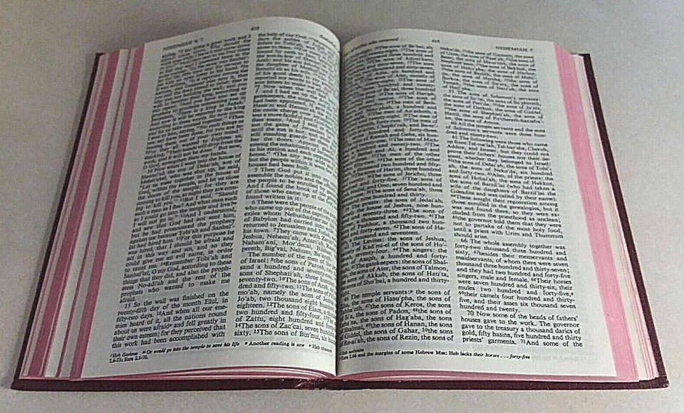 AMERICAN BIBLE SOCIETY ABS HOLY BIBLE REVISED STANDARD VERSION 1980 | eBay