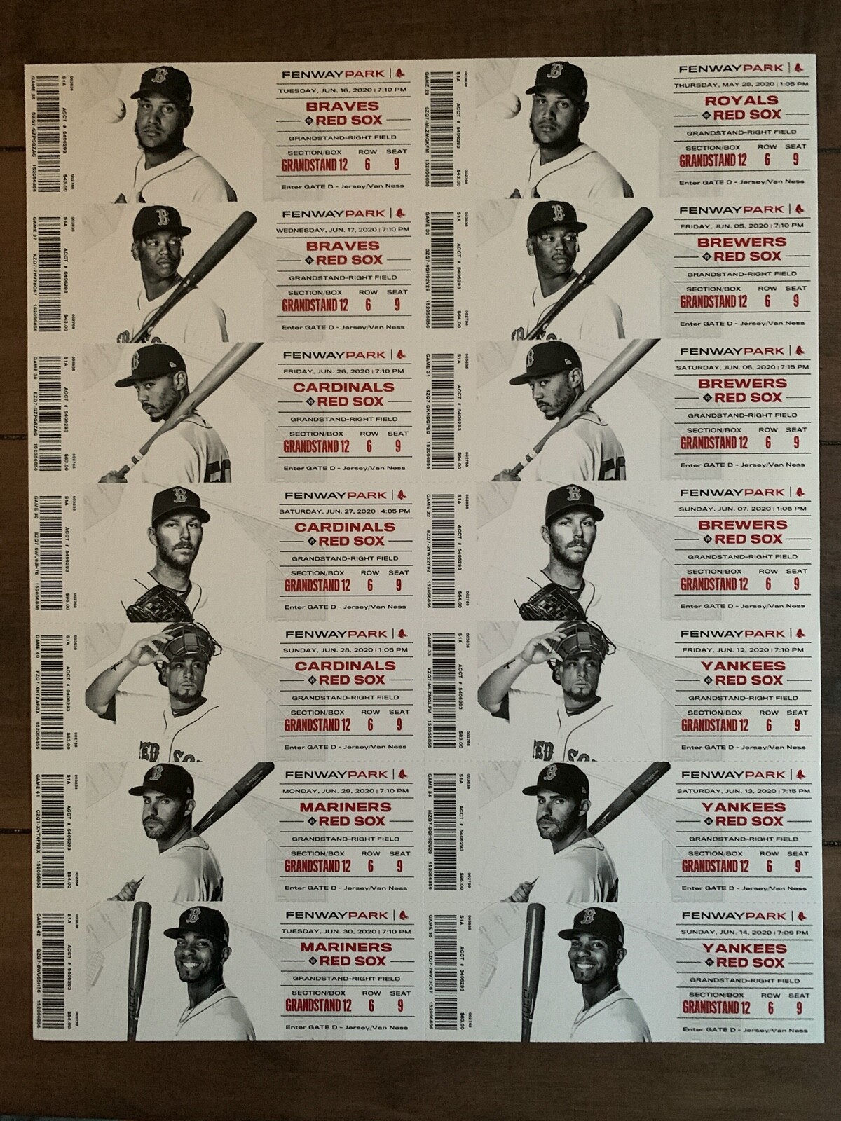 Boston Red Sox 2020 MLB ticket stubs - ONE TICKET - SEE LISTING | eBay
