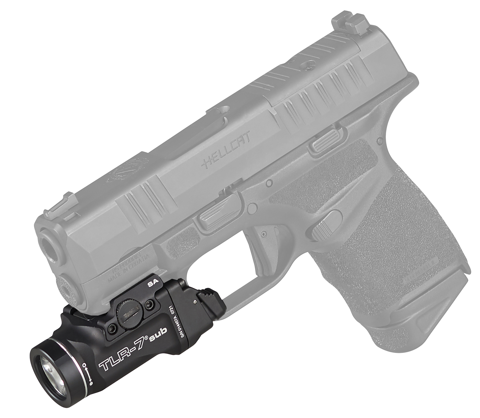 StreamLight 69404 TLR-7 Sub Ultra-Compact Gun Light - SA Hellcat ...