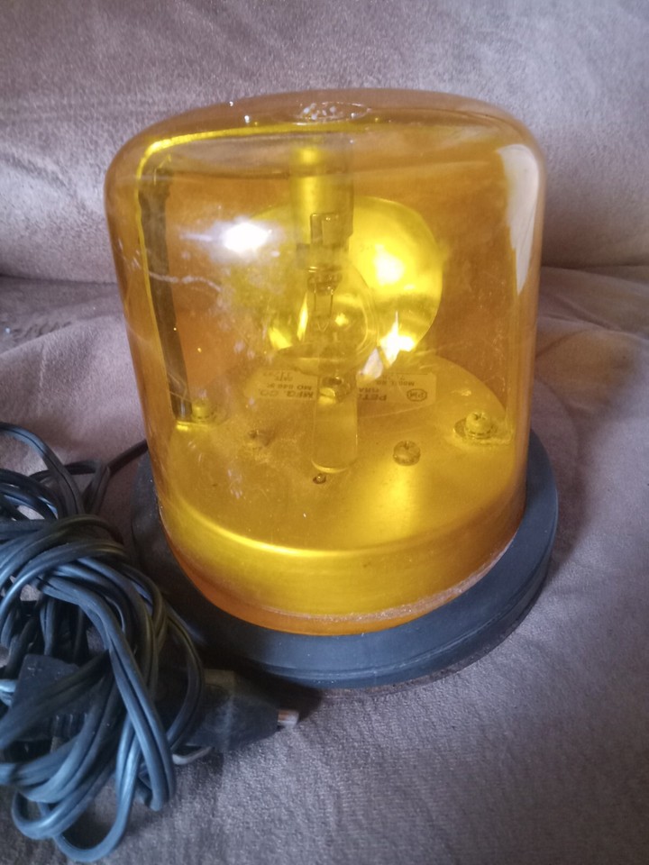 Revolving Amber Safety Warning Plowing Truck Beacon Light | eBay