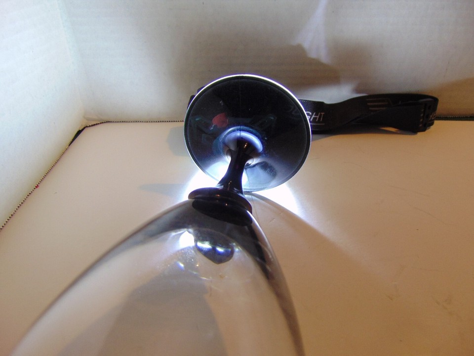 Rare Mikasa Alexandra Vintage Black Glass Water Goblet Tulip Stemware ...