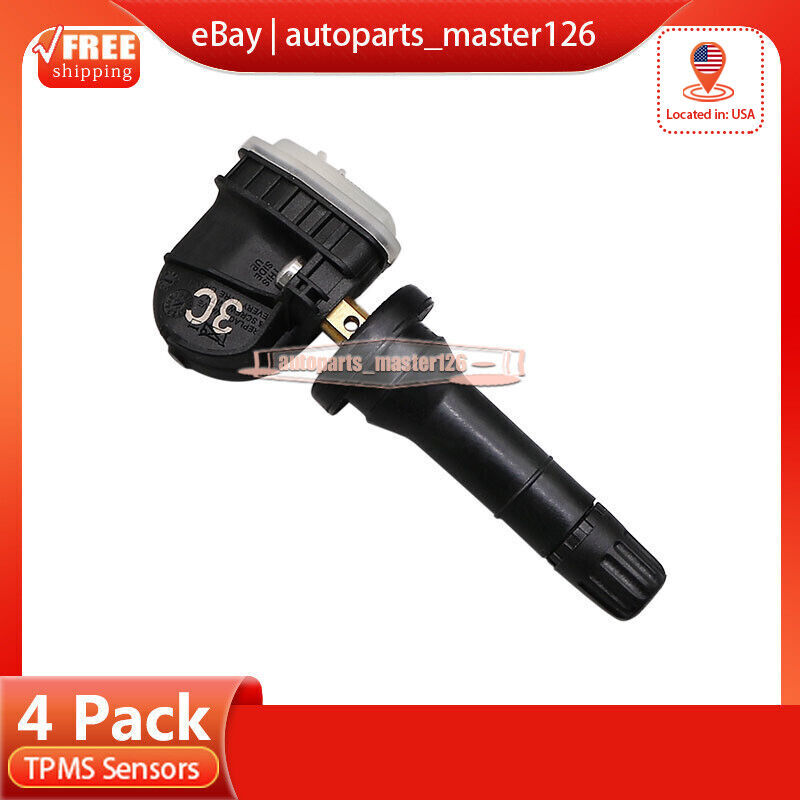 SET 4 TPMS Tire Pressure Monitoring Sensors 13540604 For Chevy GMC ...