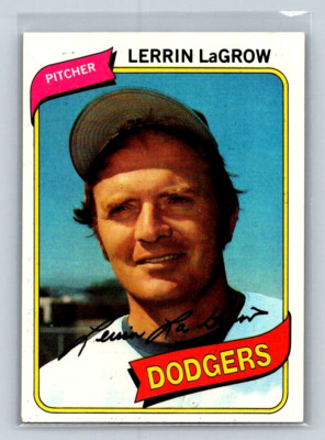 1980 MLB Topps Lerrin LaGrow #624 LA Dodgers 80-T-BBC | eBay