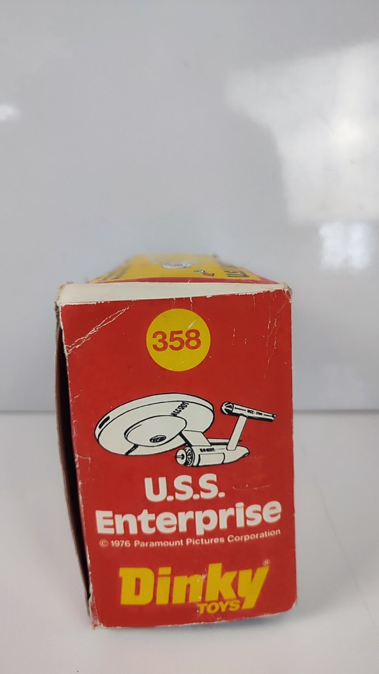 Uss Enterprise Dinky Toys Model 358 Star Trek Classic Ncc 1701 Die Cast ...