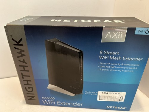 Netgear Nighthawk AX6000 8-Stream WiFi 6 Mesh Extender (EAX80-100NAS ...