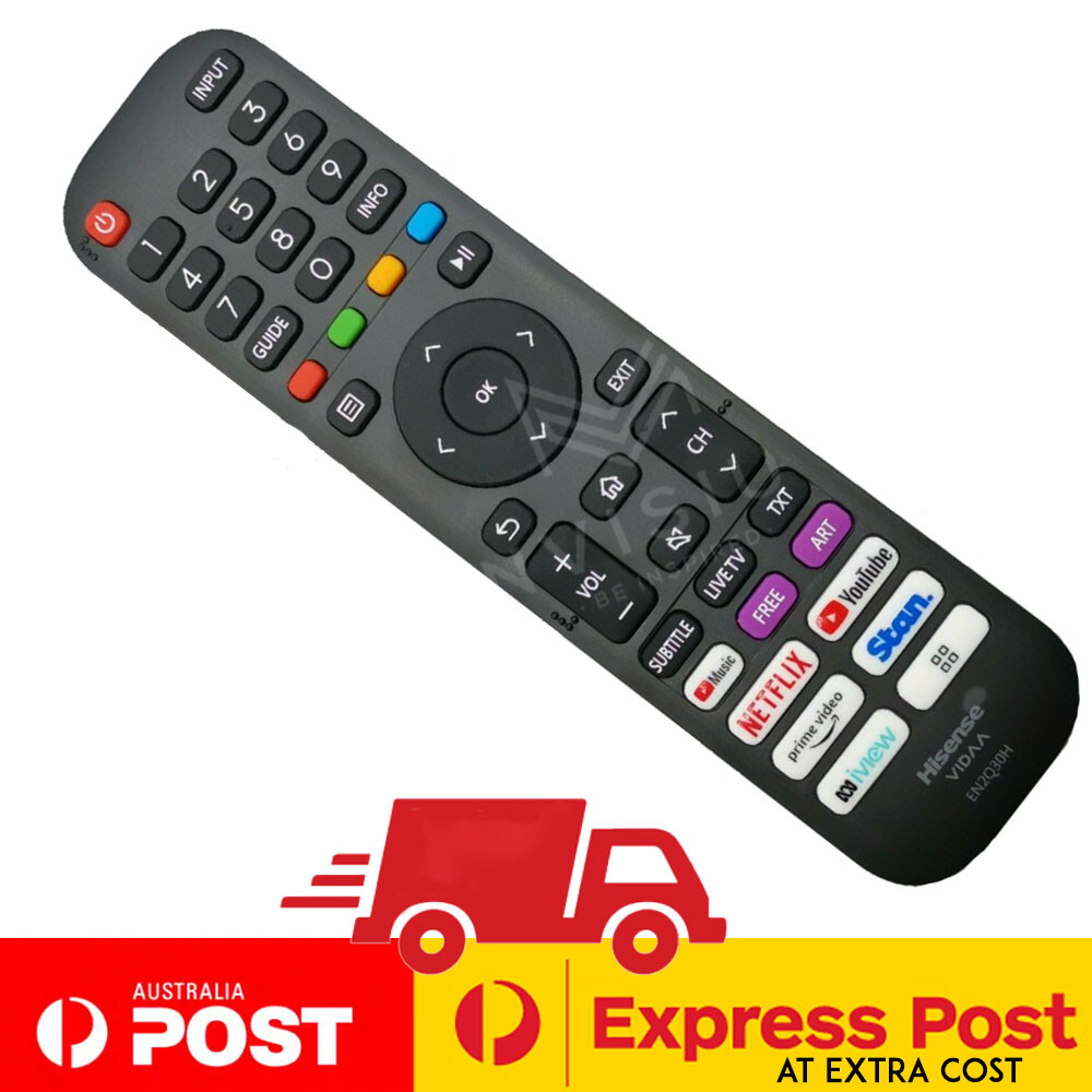 ORIGINAL HISENSE VIDAA TV Remote EN2Q30H 32A4G, 40A4G, 43A4G, 65Q8 ...