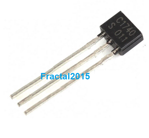 5PCS 2SC1740STPR TRANSISTOR NPN 50 V 0.15A SC-72 1740 2SC1740S 2SC1740 ...
