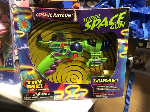 NEW Super Space Gun Trendmasters #309061997 COSMIC RAYGUN & Missile ...