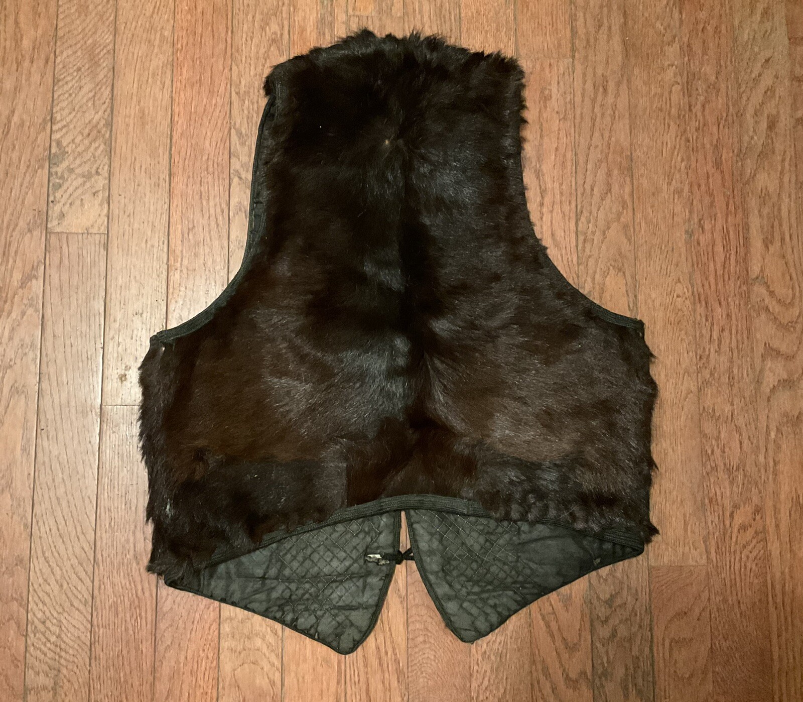 1920s Hair Hide Vest Grizzly Western Cowboy w/Mittens RARE Spokane Fur ...