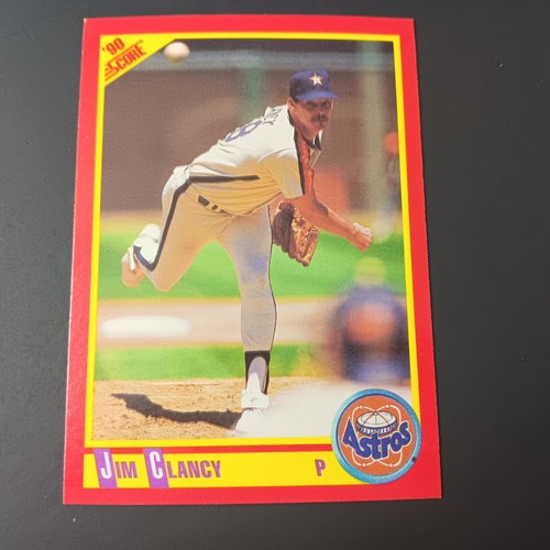 Jim Clancy 1990 Score BASEBALL #424 Houston Astros | eBay