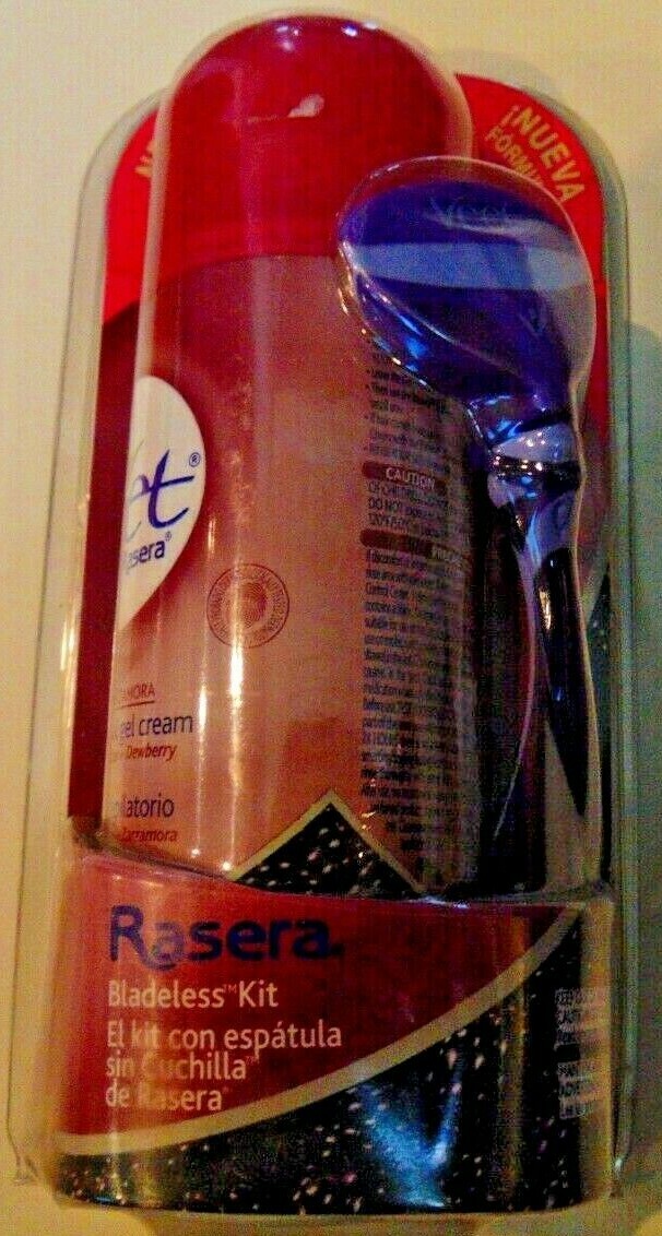 VEET Rasera Bladeless Razor Kit Hair Removal GEL Cream for sale online ...