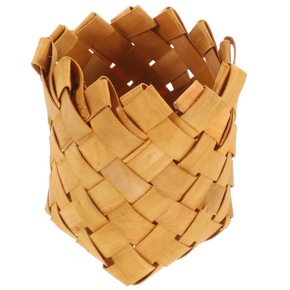 Woven Pencil Basket Hand-woven Baskets Kitchen Storage Containers | eBay UK