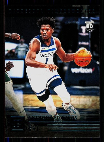 2020-21 Panini Anthony Edwards Teal Foil RC Rookie Minnesota ...