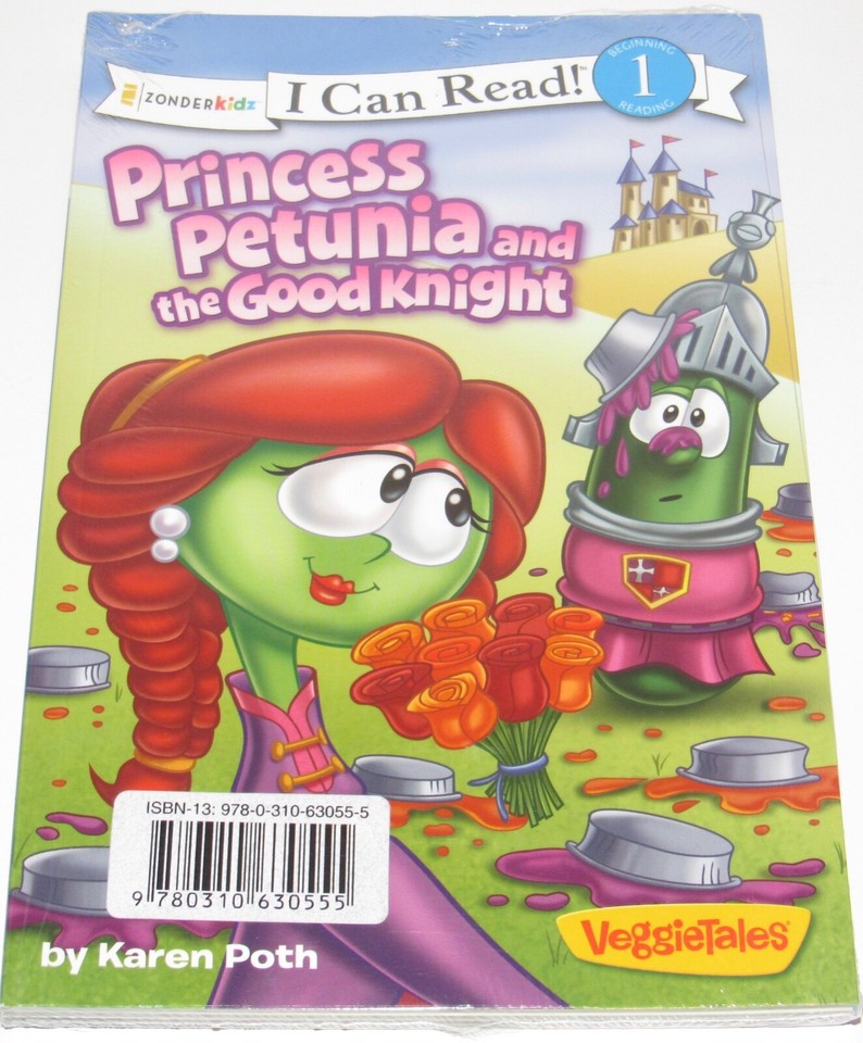 VeggieTales 4 Books Set Pirate Knight NEW I Can Read 1 Veggie Tales Lot ...
