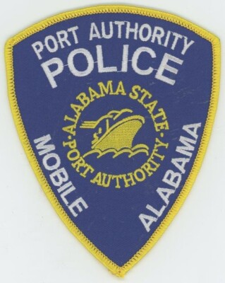 ALABAMA AL STATE PORT AUTHORITY POLICE NICE SHOULDER PATCH SHERIFF | eBay