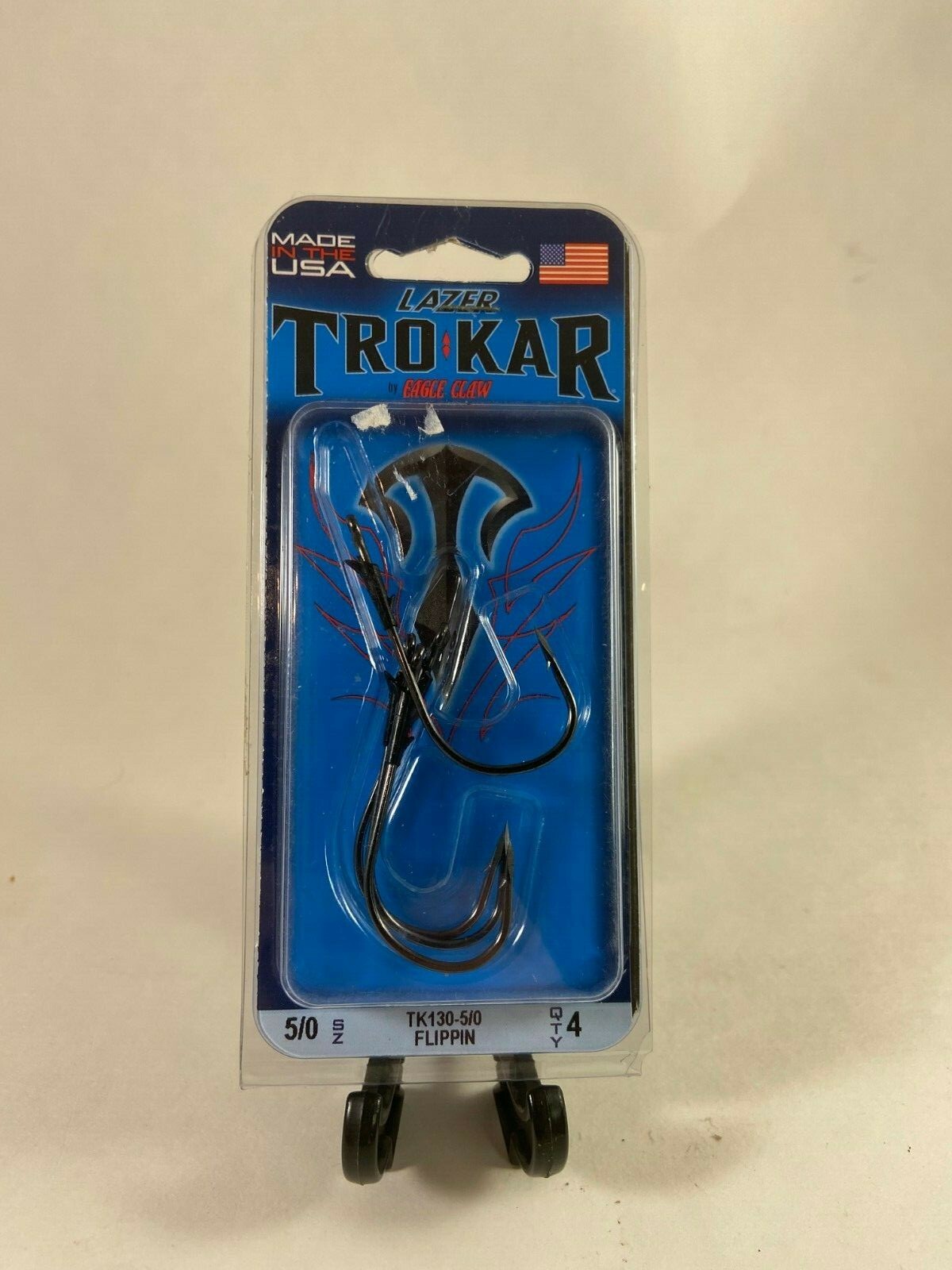 Eagle Claw TroKar Lazer Hooks Bass Fishing HD Worm Flippin Magworm Ewg ...