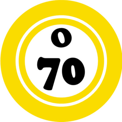 O 70 O70 Bingo Ball - 3 Pack Circle Stickers 3" x 3" - Hobby Number ...